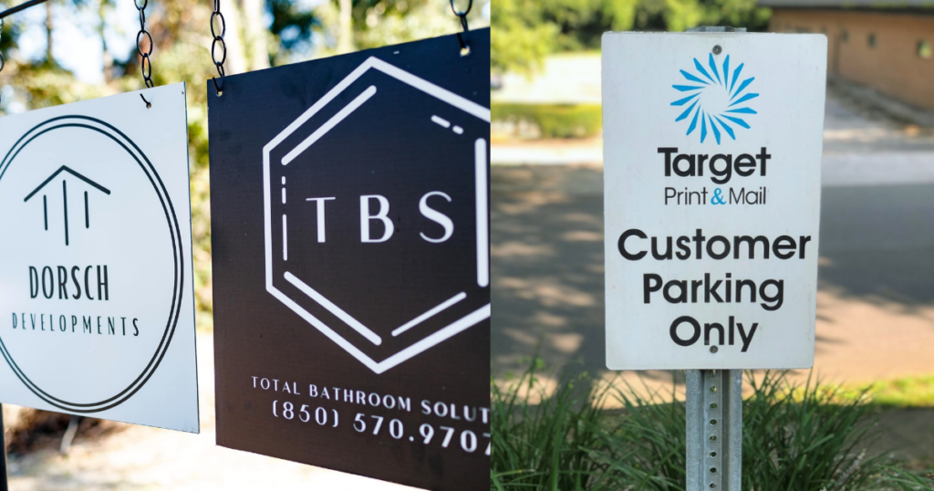 Best Outdoor Signs for the Summer Sun | Target Print & Mail